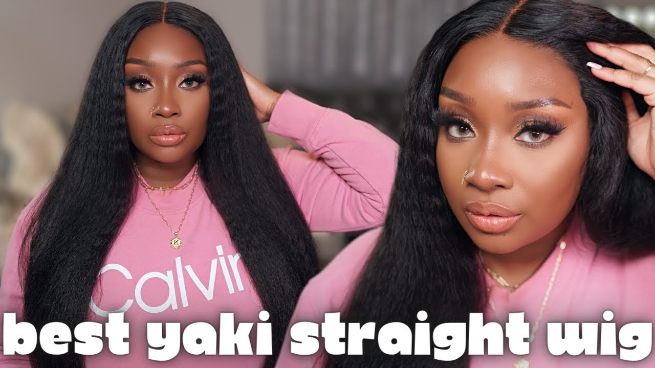 BEST Yaki Straight Wig for Beginners! ft KissLove Hair - YouTube