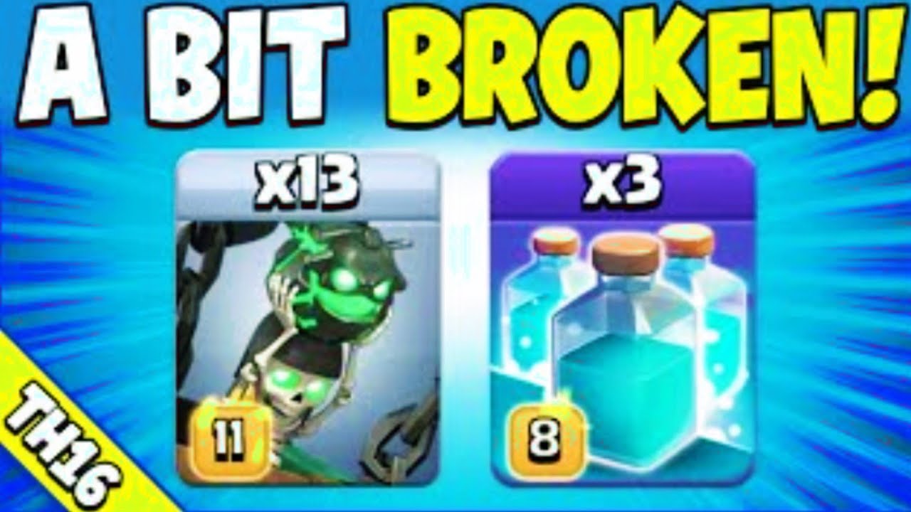 Lavaloons + Ice Minions = EASY 3 STARS!!! Best TH16 Attack Strategy ...