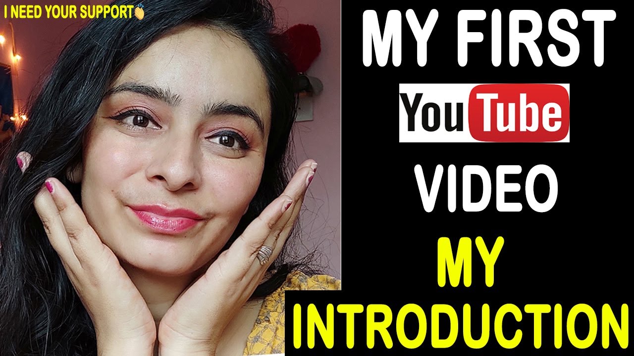 My First YouTube Video | My Introduction | My First Vlog 2024 - YouTube