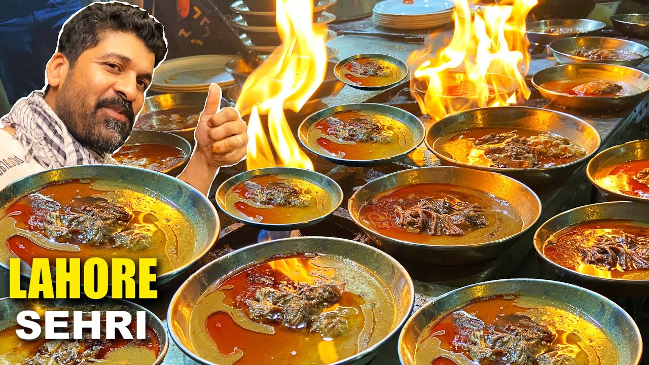 EXTREME SEHRI IN LAHORE | Waris Nali Nehari MADNESS | Azam bong paye ...