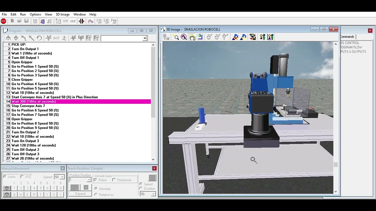RoboCell for SCORBOT ER 4u SIMULACION ROBOCELL 08 12 2022 10 25 08 p m ...
