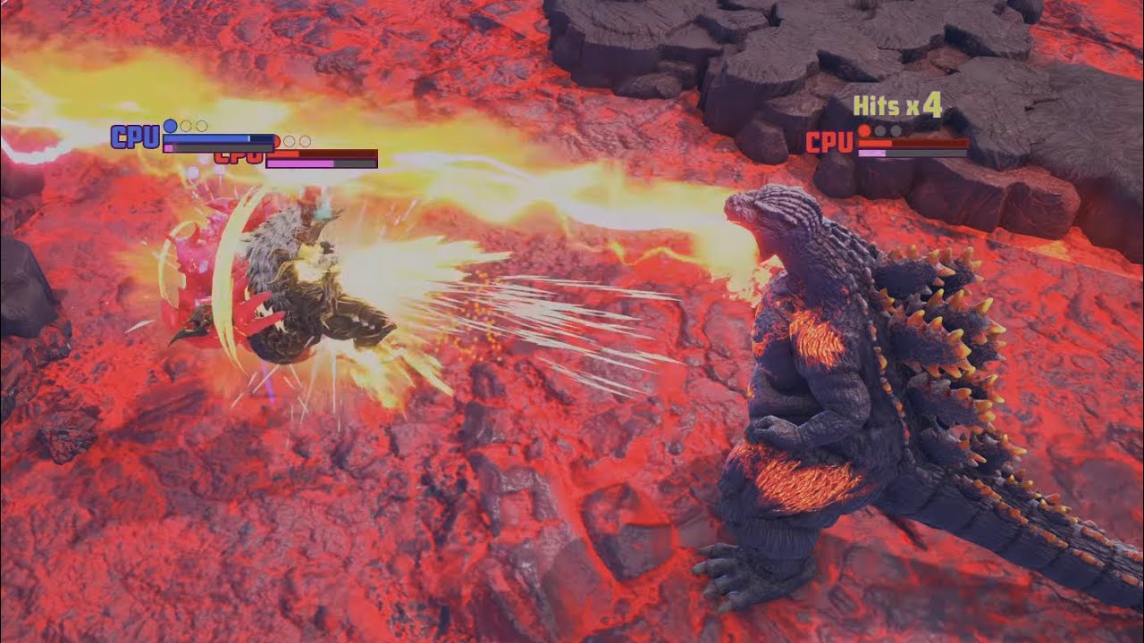 GigaBash | Godzilla and Rawa vs King Kong (Skin) and Gorogong - YouTube