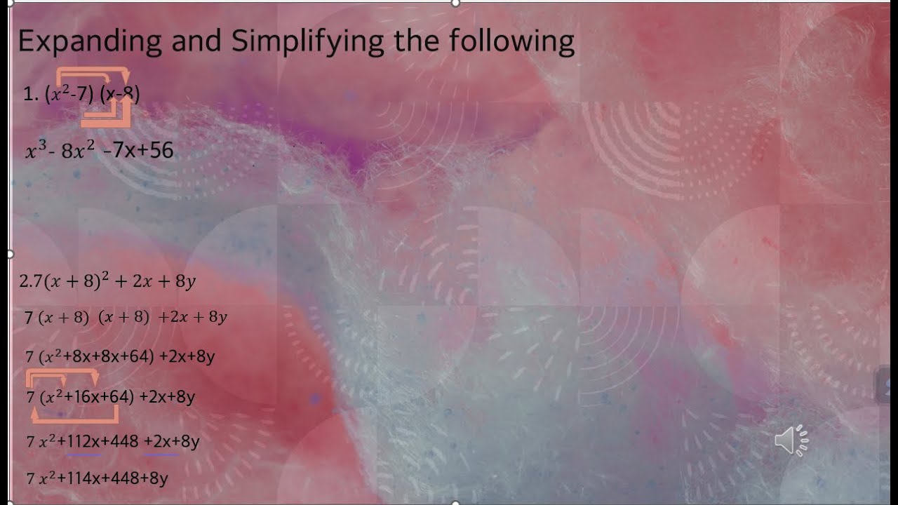 How To Expand And Simplify An Algebra Expression YouTube How To Expand And Simplify An Algebra Expression YouTube