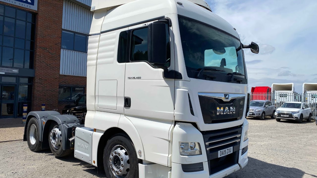 MAN TGX 26.460 *EURO 6* XLX 6X2 TRACTOR UNIT 2019 – DA19 ZXU - YouTube