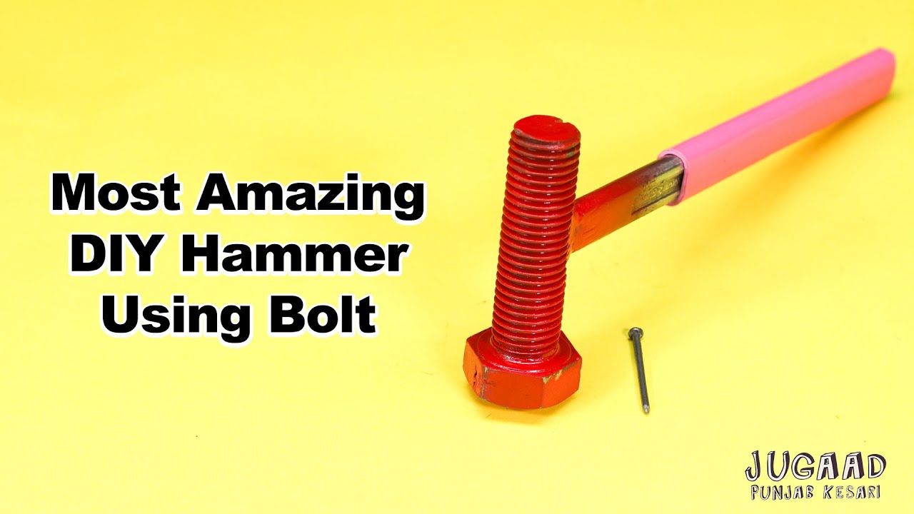 Most Amazing DIY Hammer Using Bolt - YouTube