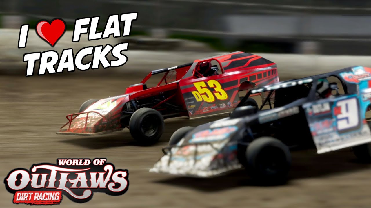 I Qualified Top 10 On A Flat Track | World Of Outlaws: Dirt Racing ...