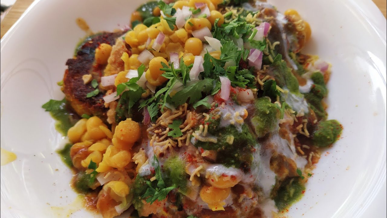 Aloo Tikki Chaat Recipe|Ragda Pattice|Street Style Ragda Pattice Recipe ...