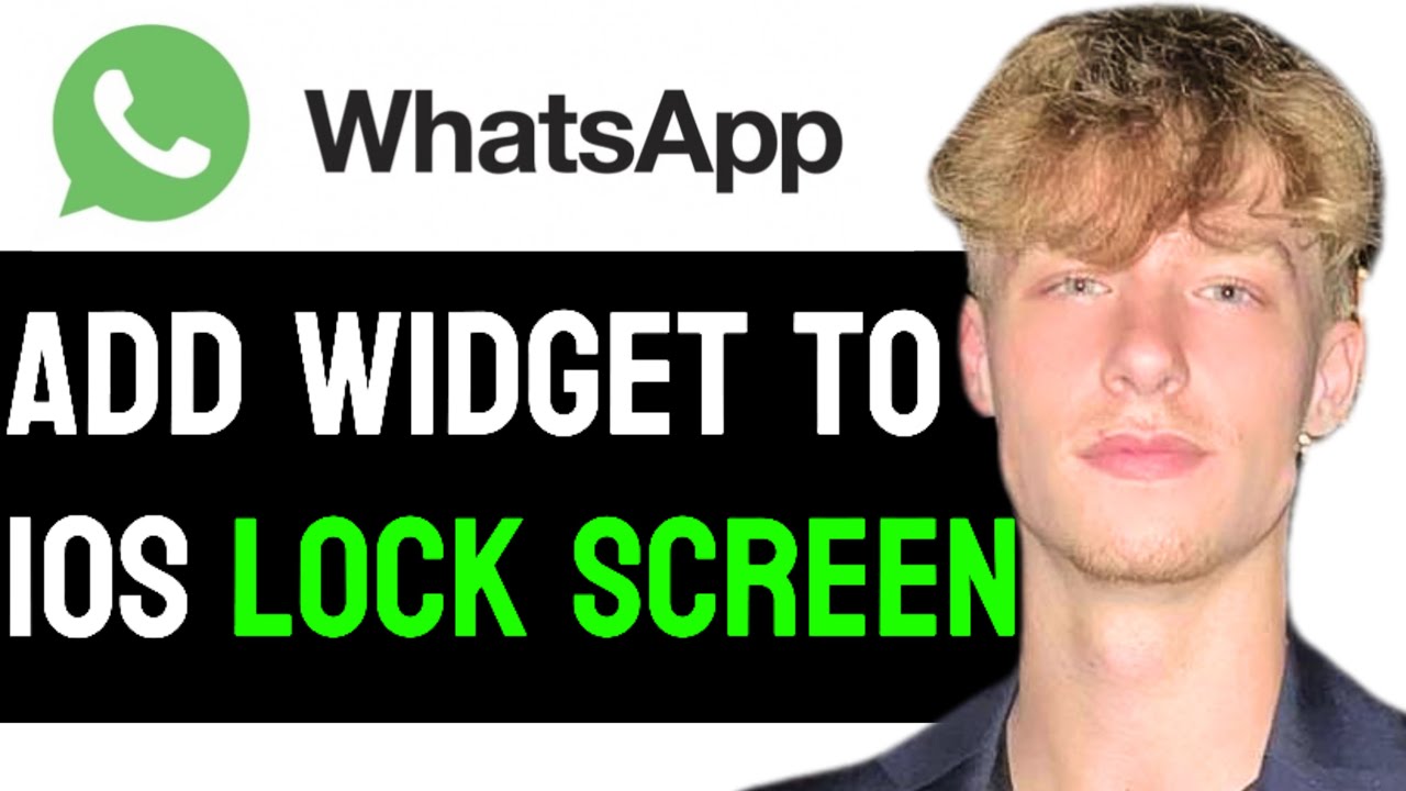 How to Add WhatsApp Widget to IOS Lock Screen 2024! (Full Guide) - YouTube