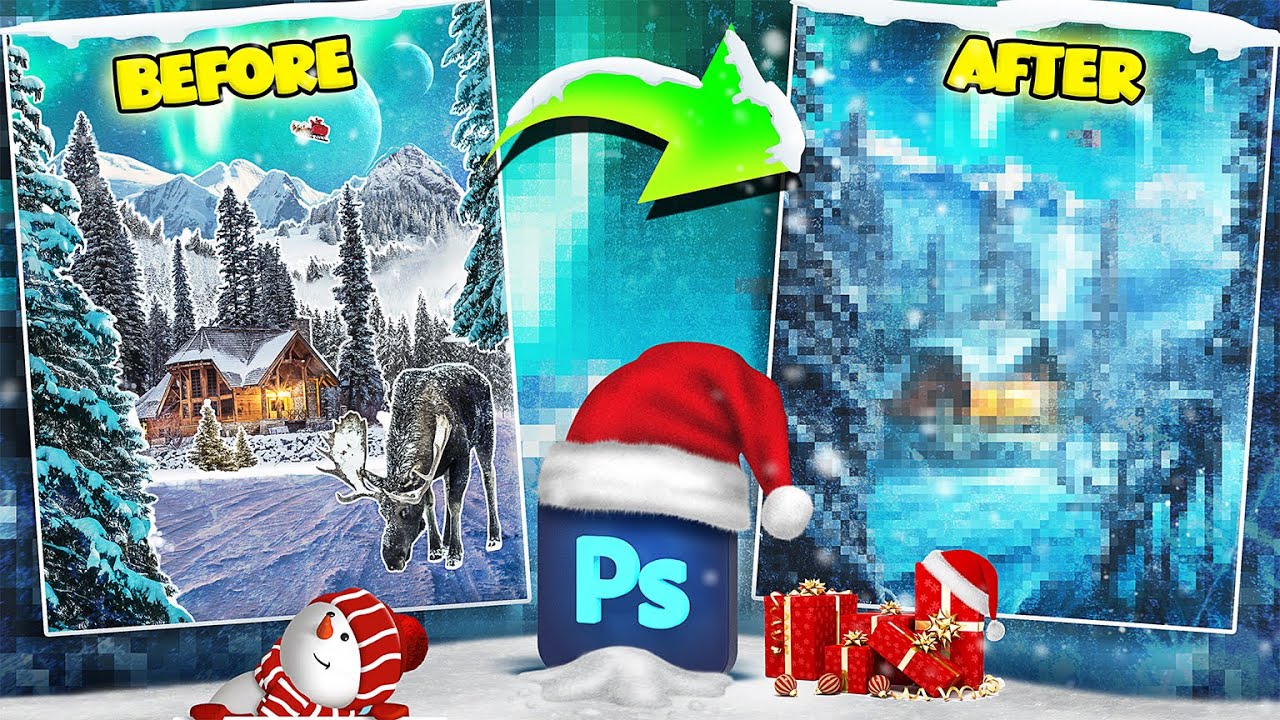 WINTER WONDERLAND | Christmas Photo Manipulation - YouTube