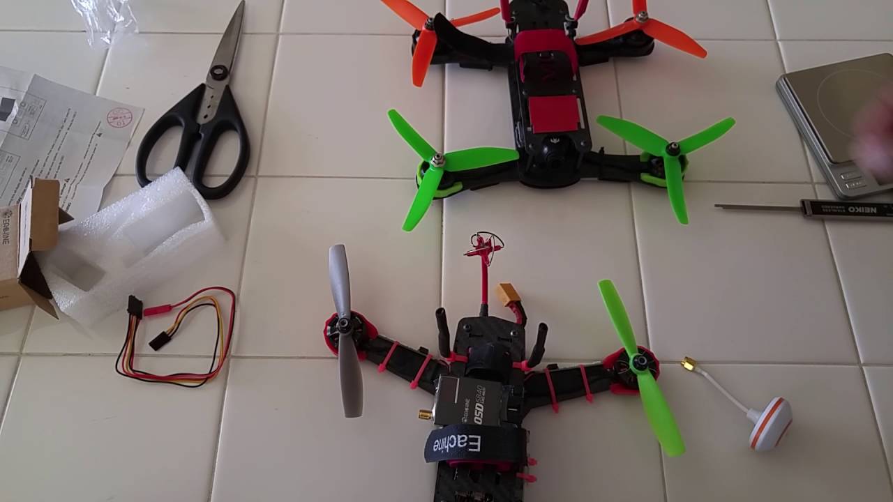 Banggood Drop / Unboxing - Eachine OSD 5840 , KingKong 2205 2300kv and ...