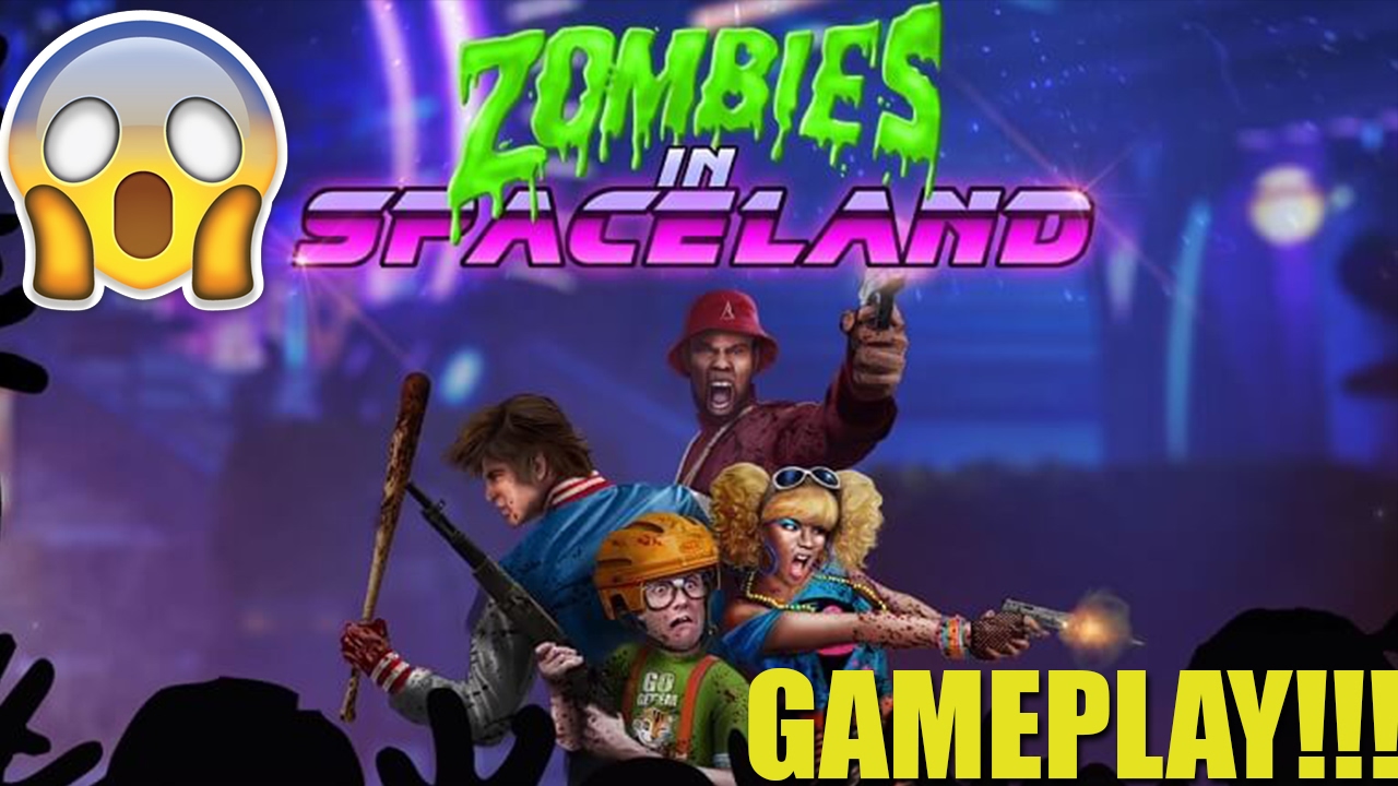 FIRST GAME ON ZOMBIES IN SPACE LAND!! - YouTube