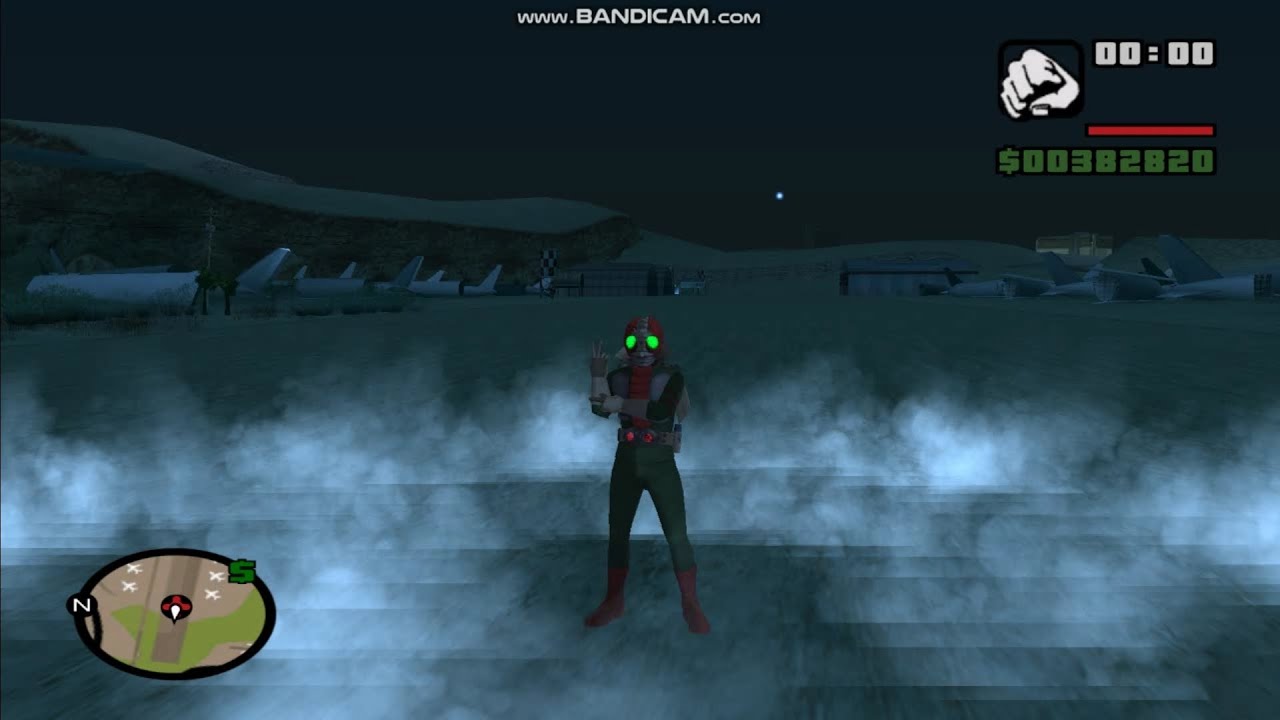 gtasa kamenrider v3 henshin cleo mod new progress - YouTube