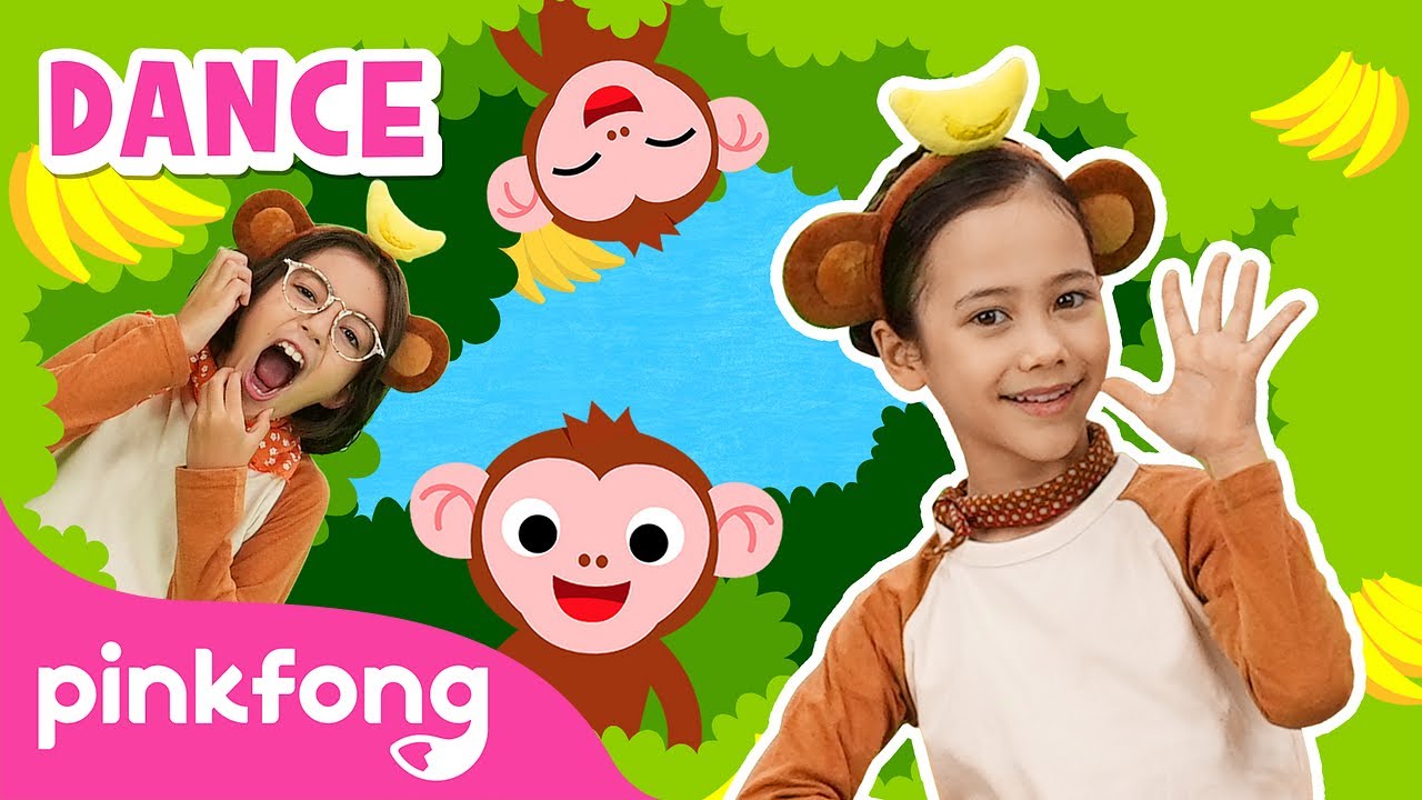 Monkey | Dance Along | Kids Rhymes | Let's Dance Together! | Pinkfong ...
