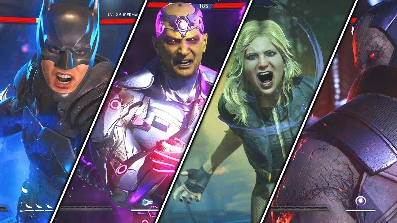 INJUSTICE 2 -SUPER MOVES ALL CHARACTERS - YouTube