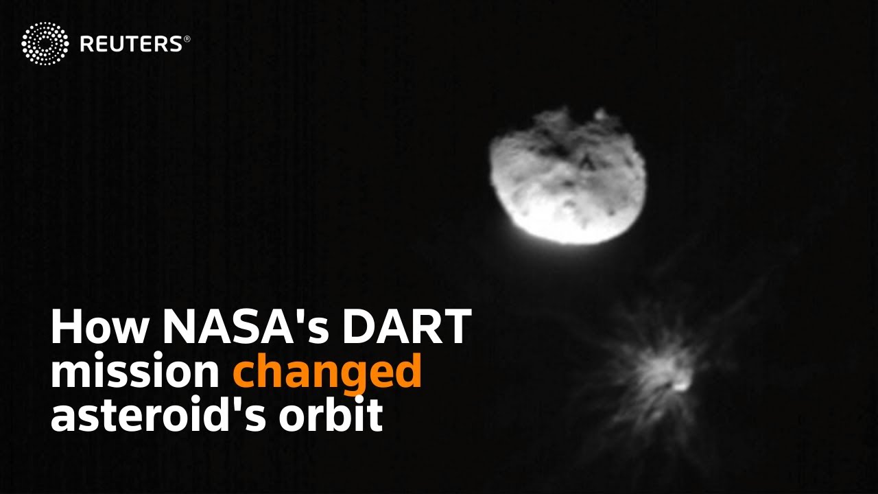 How NASA's DART mission changes asteroid's orbit - YouTube