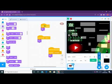 how to make a fnaf fan game on scratch ep 1 - YouTube