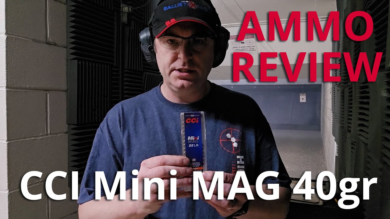 CCI Mini MAG - 40gr - 1235fps - 22lr Ammo Precision Evaluation - APE ...