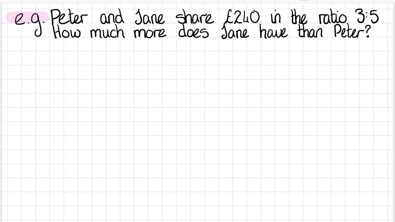 Calculations with Ratios - YouTube