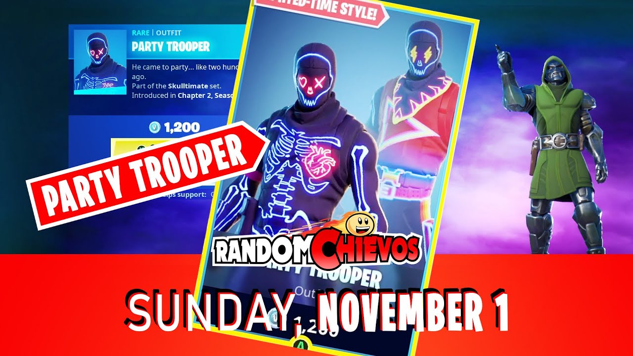 *NEW* Party Trooper Style & Intensity is back after 188 days *ITEM SHOP ...