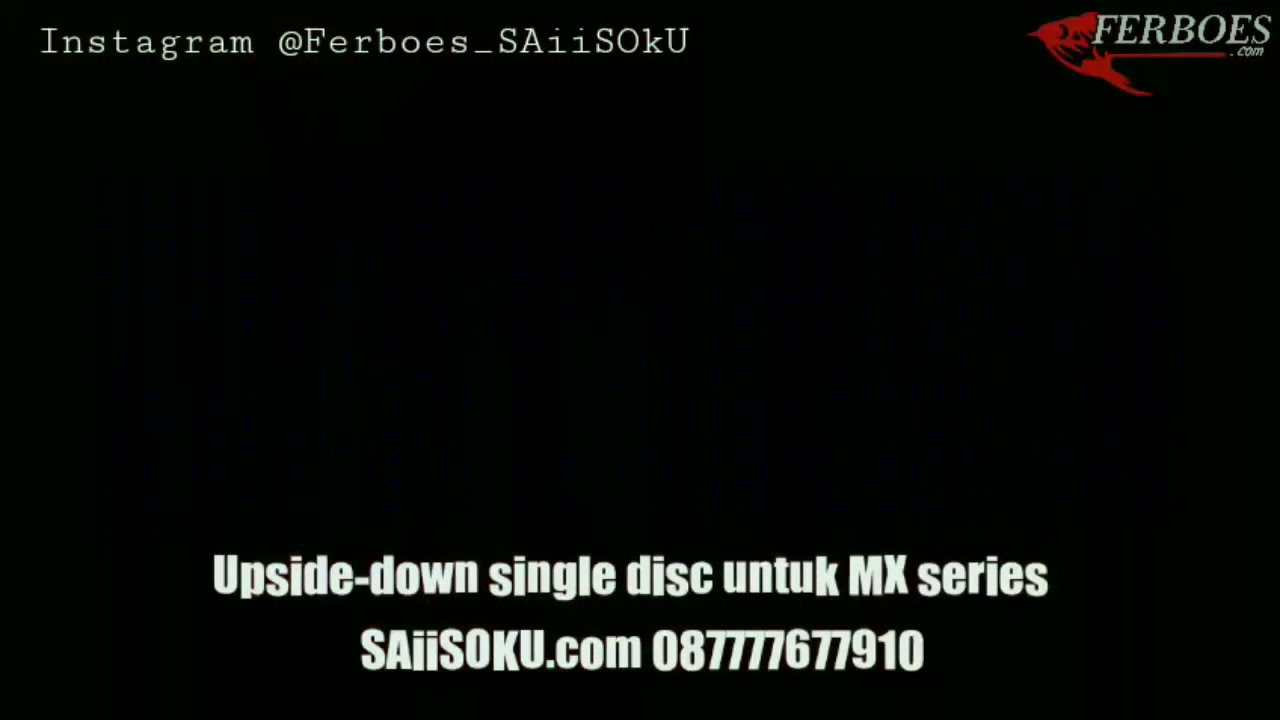 Upside-down single disc untuk MX series - YouTube