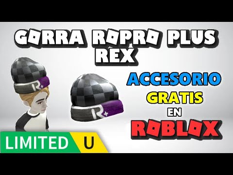[LIMITED GRATIS] GORRA ROPRO PLUS REX EN ROBLOX - YouTube