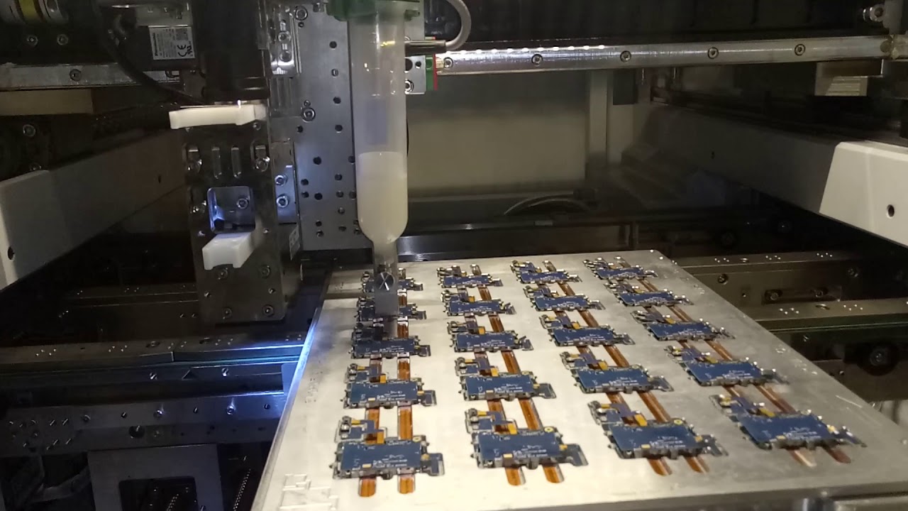 FPC Underfill Process - YouTube