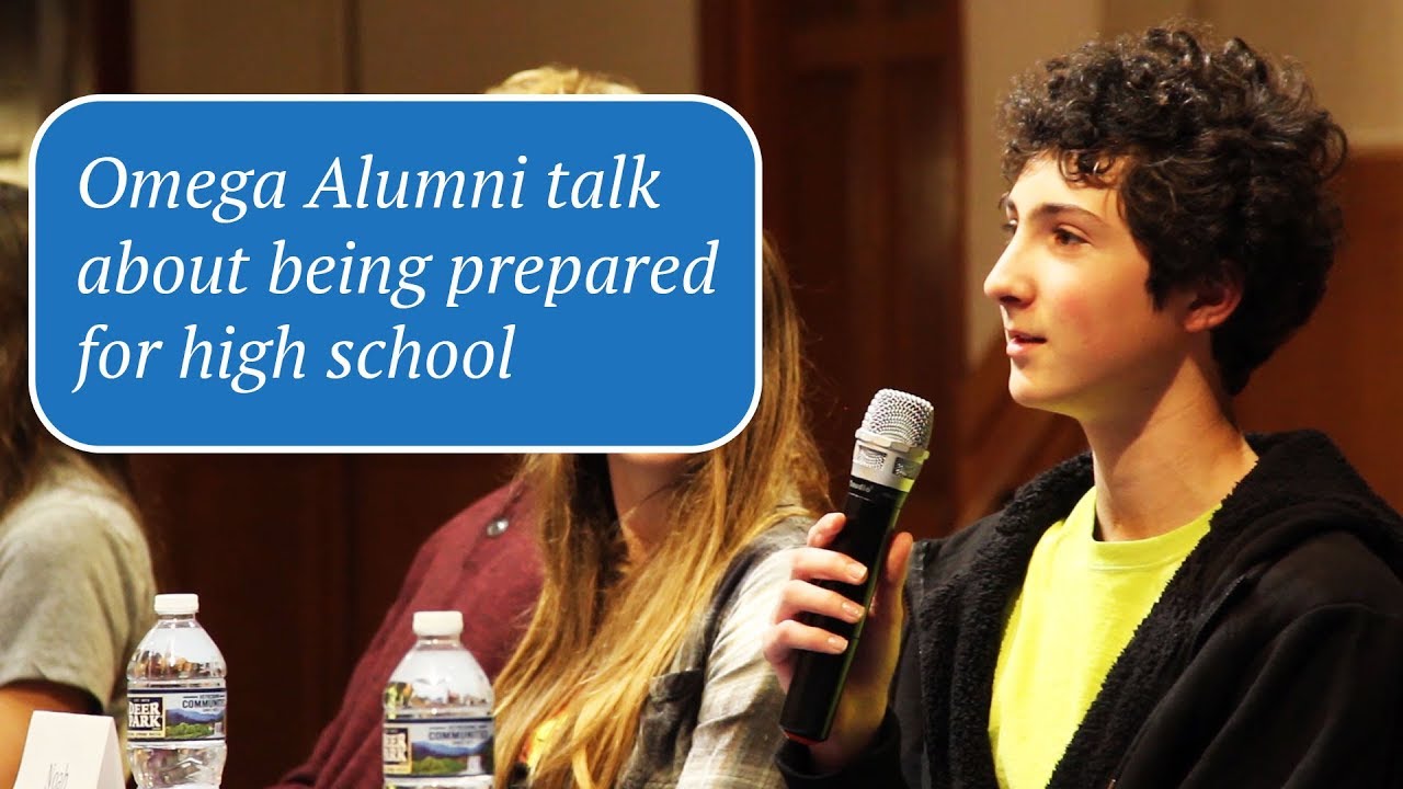 Omega Alumni talk about being prepared for high school - YouTube