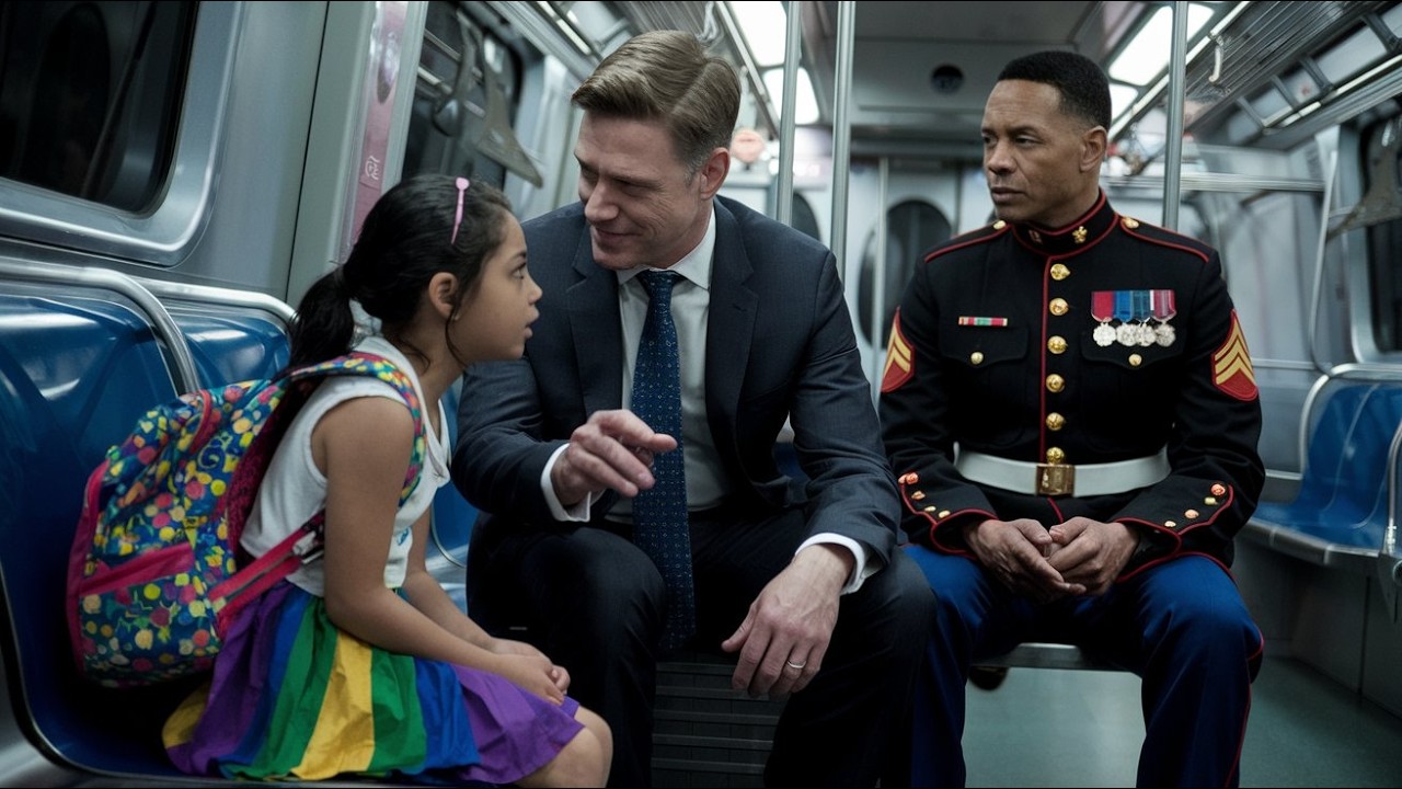 Brave Marine Risks His Life to Save a Little Girl in Subway—A True Act ...
