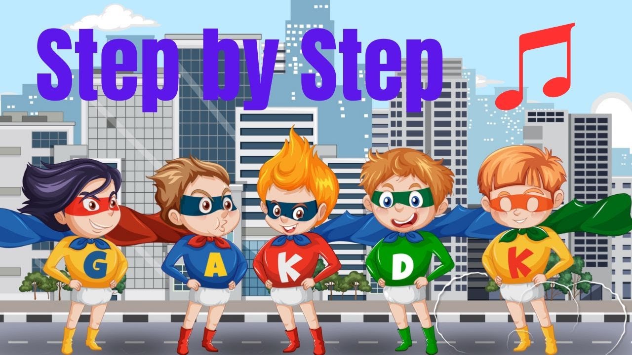 Step by Step: A fun and funky kids song about following Jesus with ...