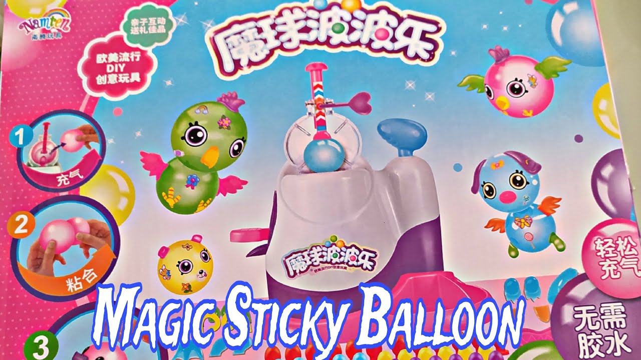 Magic Sticky 🎈 Balloon #diy#creative Baby Ur Mine Vlog🇭🇰 is live - YouTube