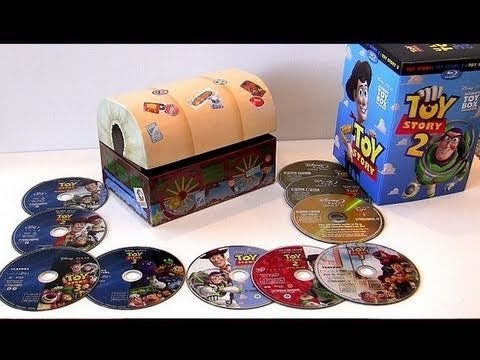 Toy Story Ultimate Toy Box blu ray Trilogy Collection Disney Pixar set ...
