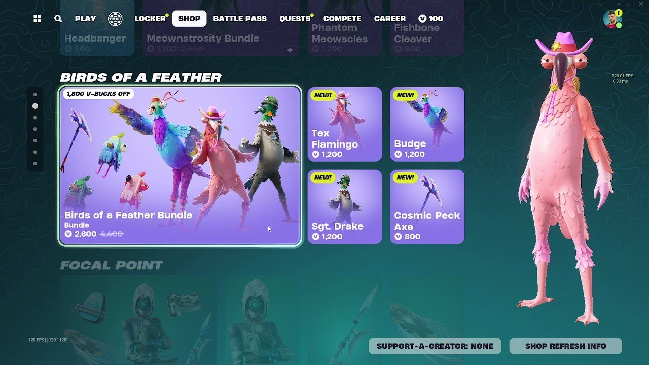 Fortnite Item Shop (New Birds Of A Feather Bundle) - YouTube