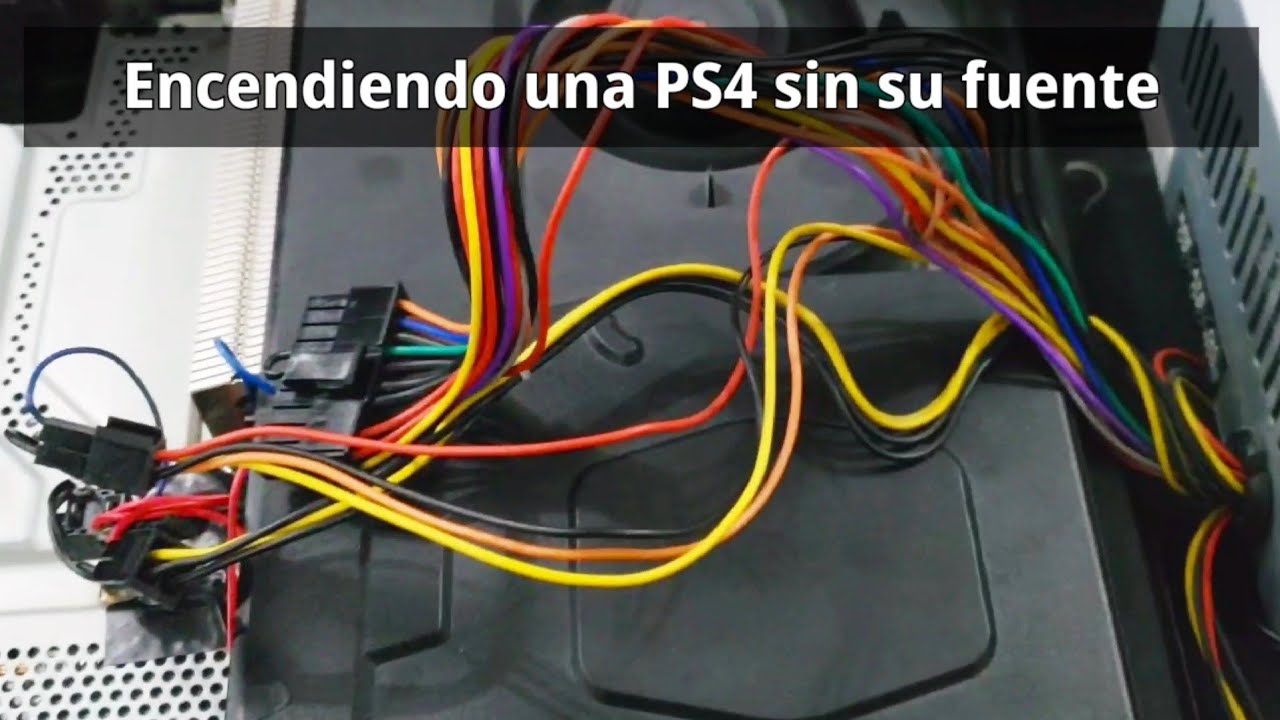 Cómo encender una PS4 sin su fuente de poder - YouTube