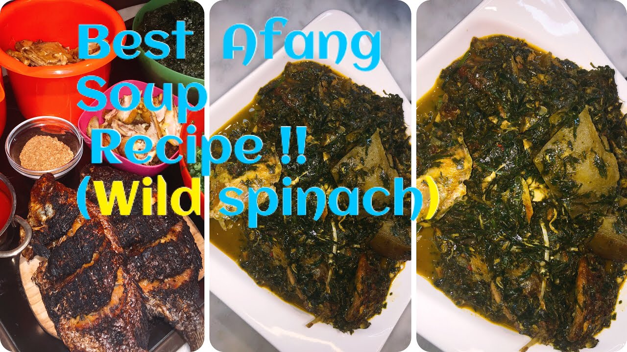 How to make the best Afang Soup! - YouTube