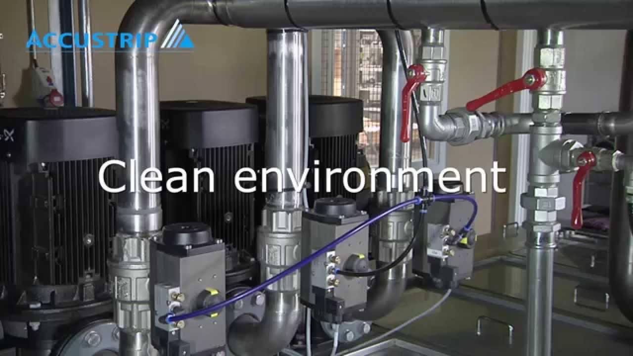 Accustrip full flow central system with chips management - YouTube