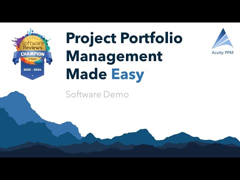 Project Portfolio Management Made Easy with Acuity PPM (2025) - YouTube