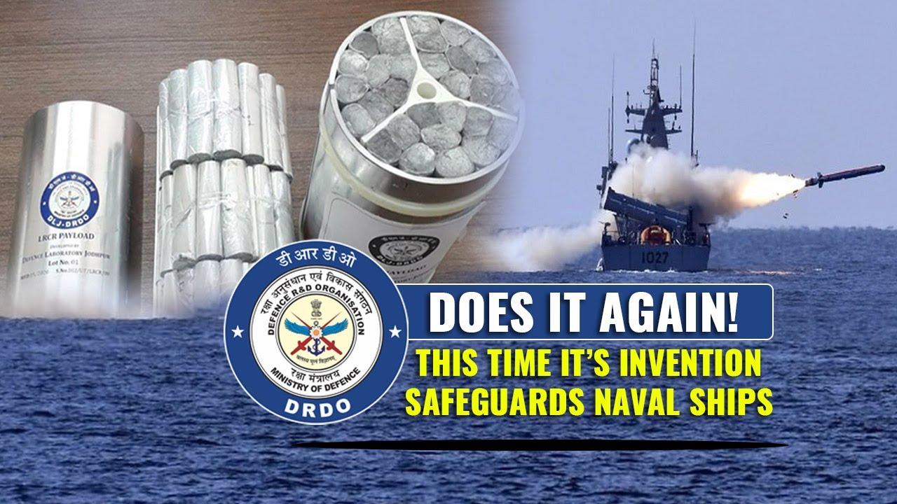 DRDO Advanced Chaff Tech For Indian Navy | What Is Chaff Technology ...