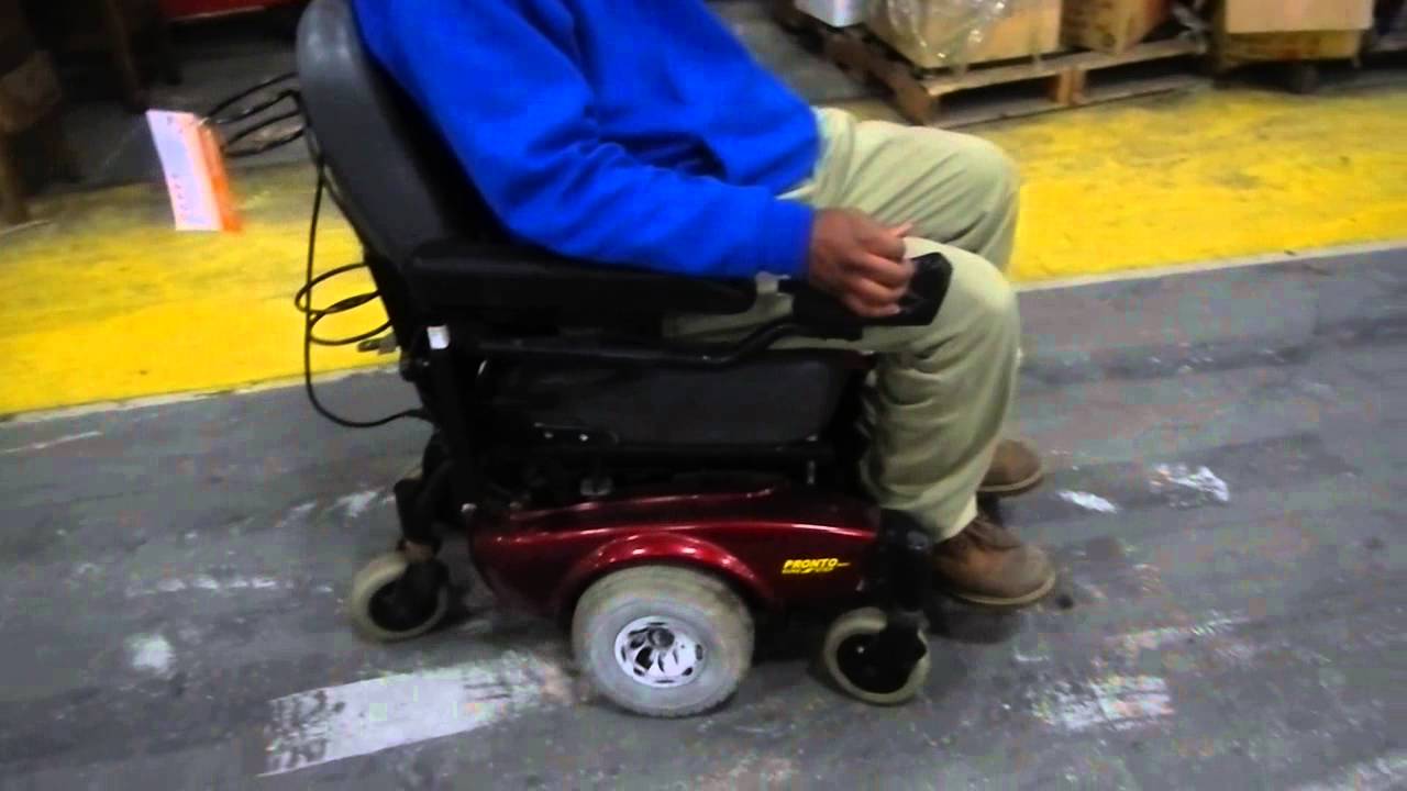 Invacare Pronto Sure Step Electric Wheel Chair - YouTube