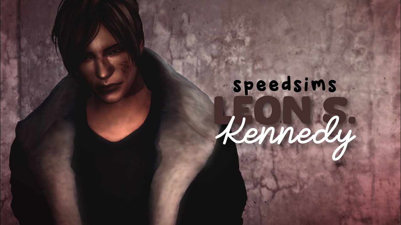 Leon S. Kennedy ! RESIDENT EVIL 4 / Sims 4 SPEEDSIM - YouTube
