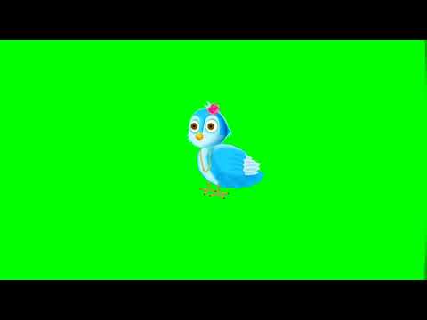 New chidiya cartoon character green screen - YouTube