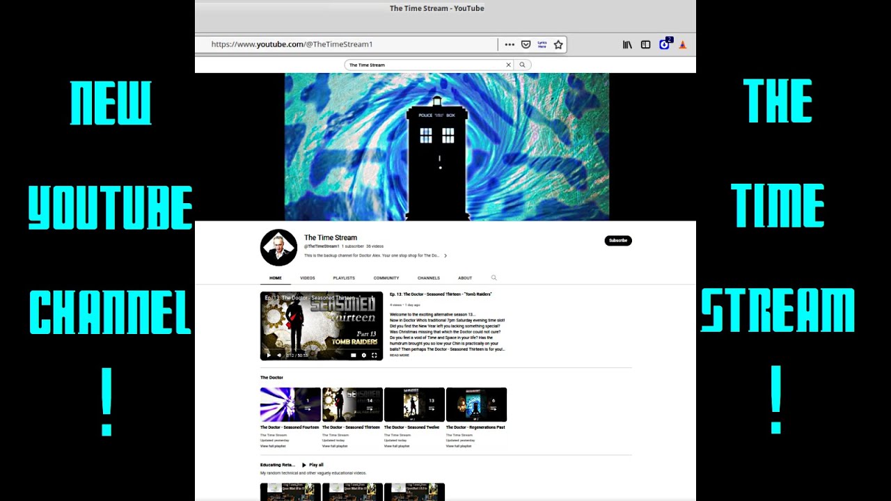 New YouTube Channel - The Time Stream ! - YouTube