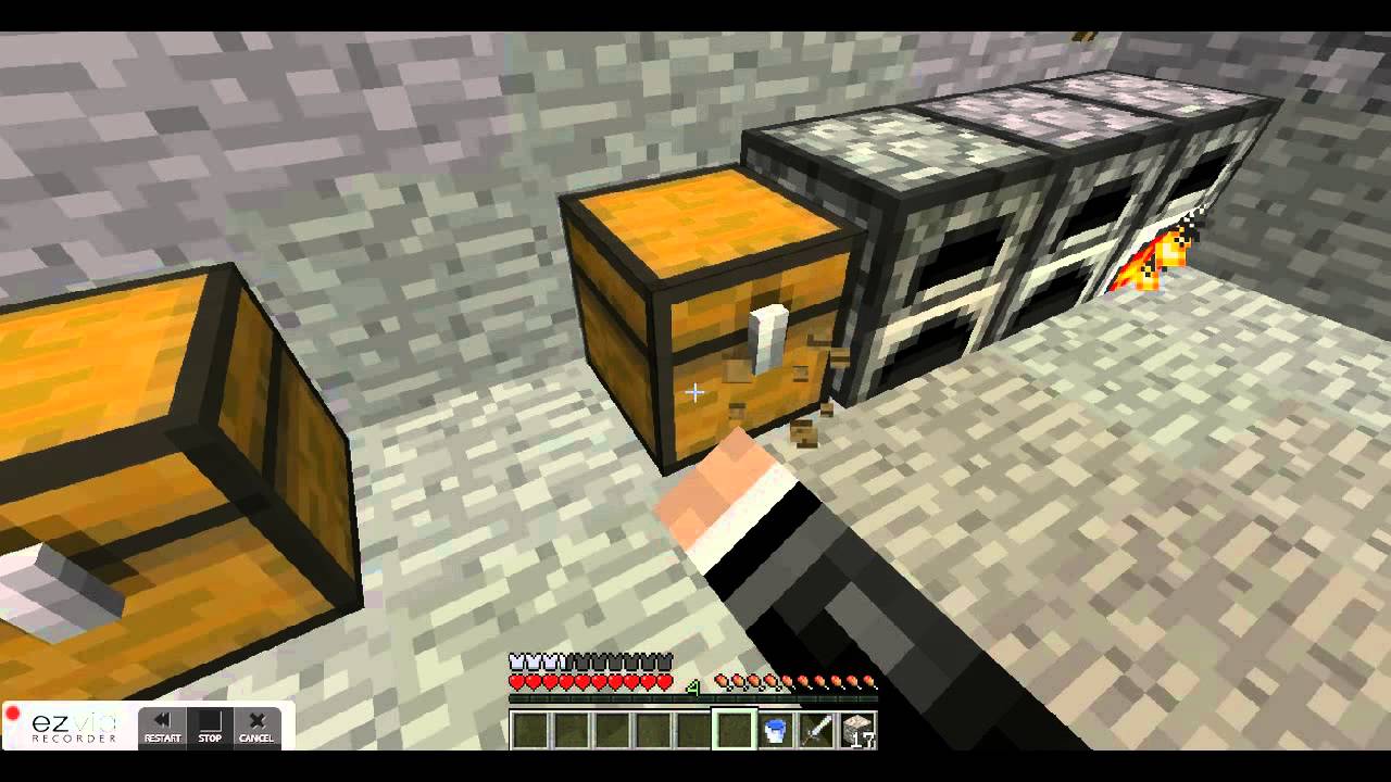 minecraft lets play episode 7 melting fighting chest finding - YouTube