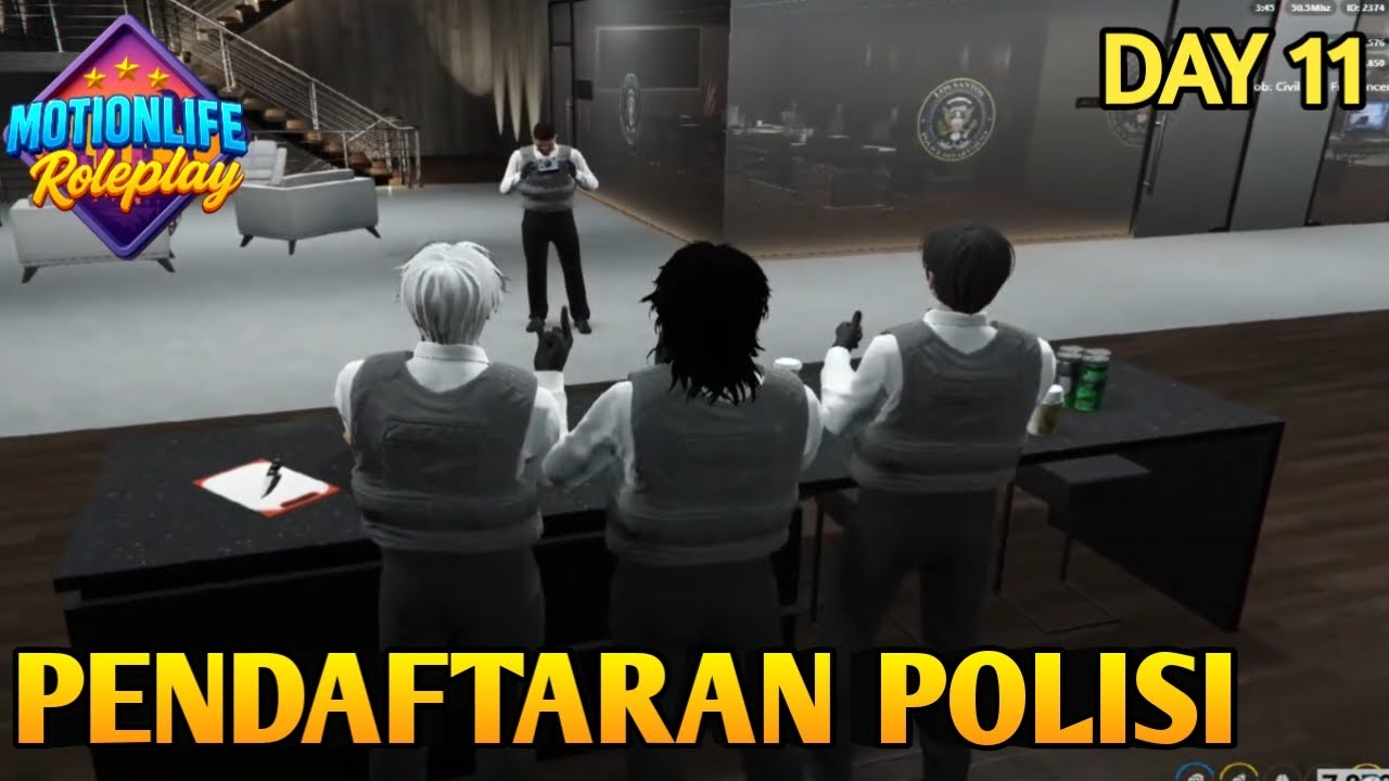 MotionlifeRP 】PENDAFTARAN POLISI BATCH 3, Mari Kita Daftar - DAY 11 # ...