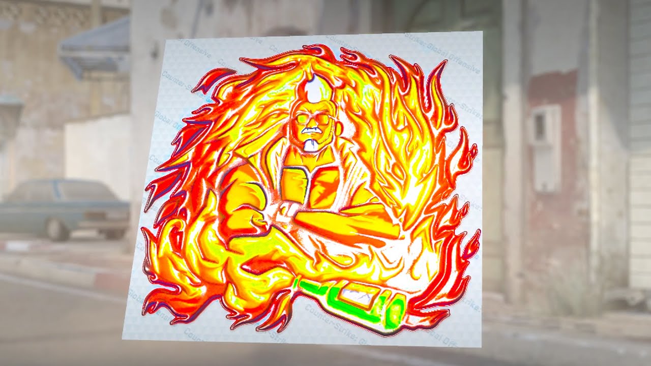 CS2 Updated ROMANOV'S FIRE Foil Sticker - YouTube