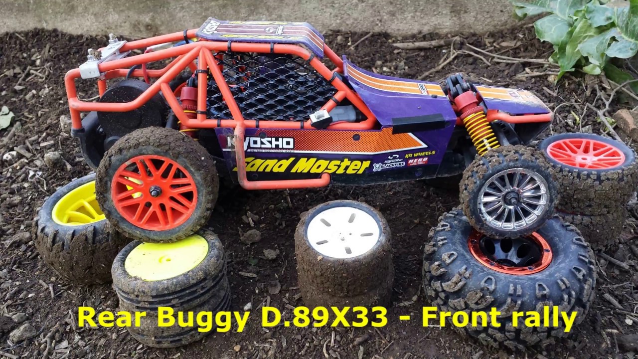 RC Hill Climb Buggy test wheels and tyres - YouTube