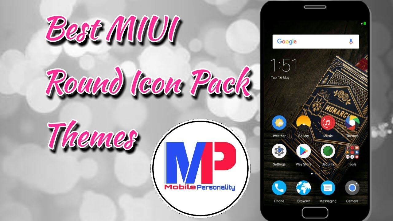 Best Miui Themes With Round Icons - YouTube