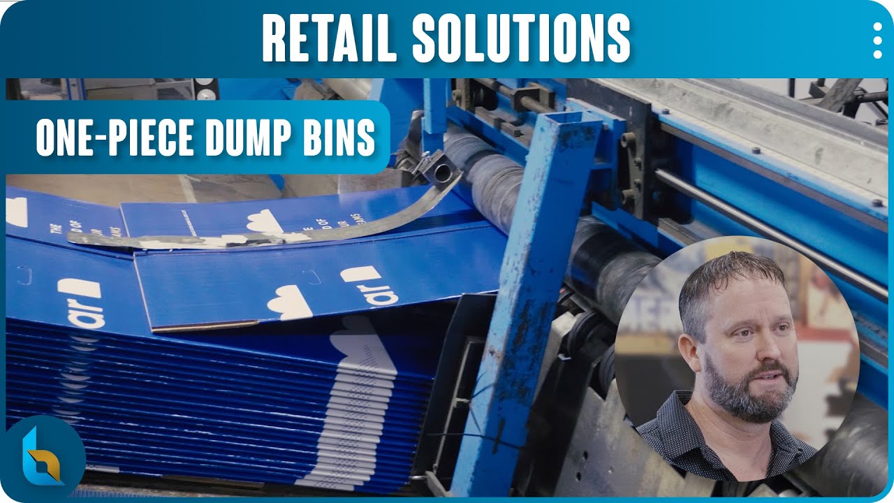 One-Piece Dump Bin! | Bennett | Corrugated Manufacturer - YouTube