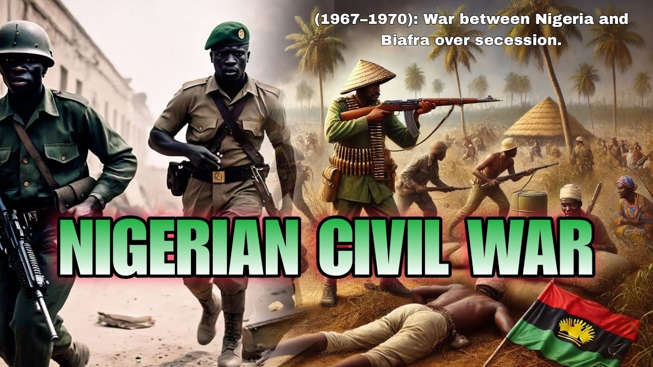 Nigerian Civil War 1967 1970 War between Nigeria and Biafra over ...