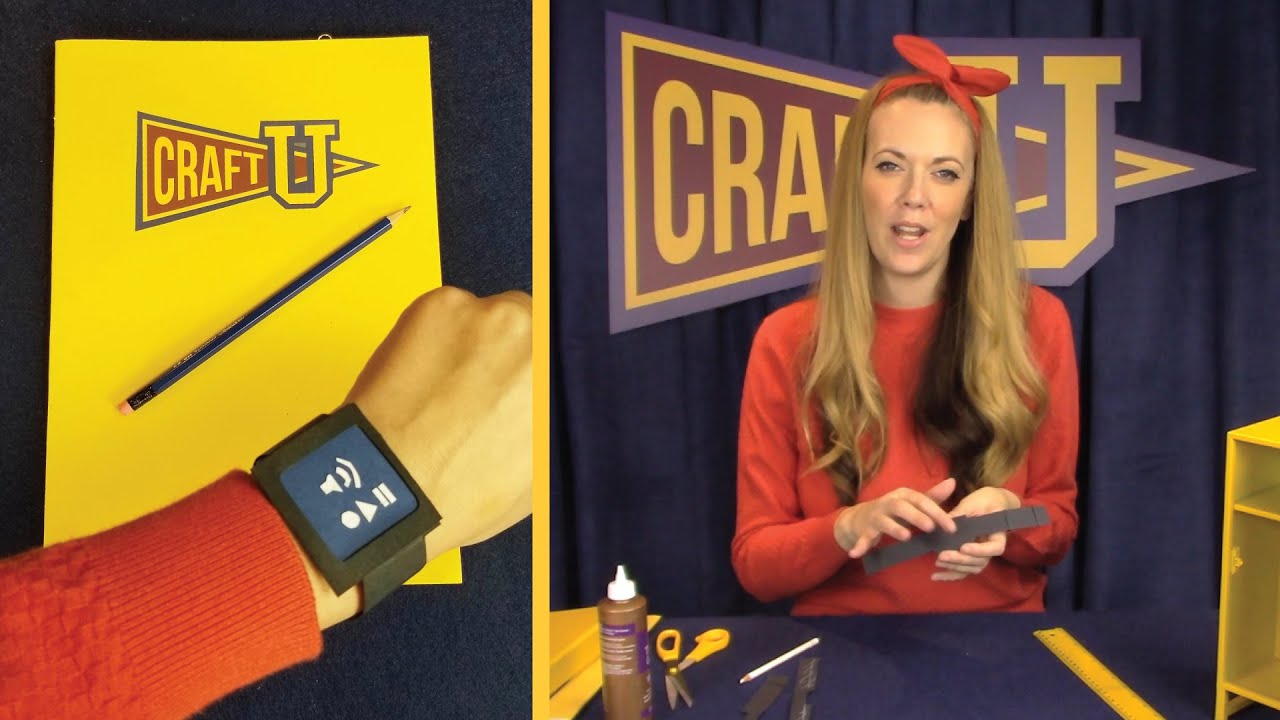 How to Make a Smart Watch | cut and paste paper craft ideas for kids ...