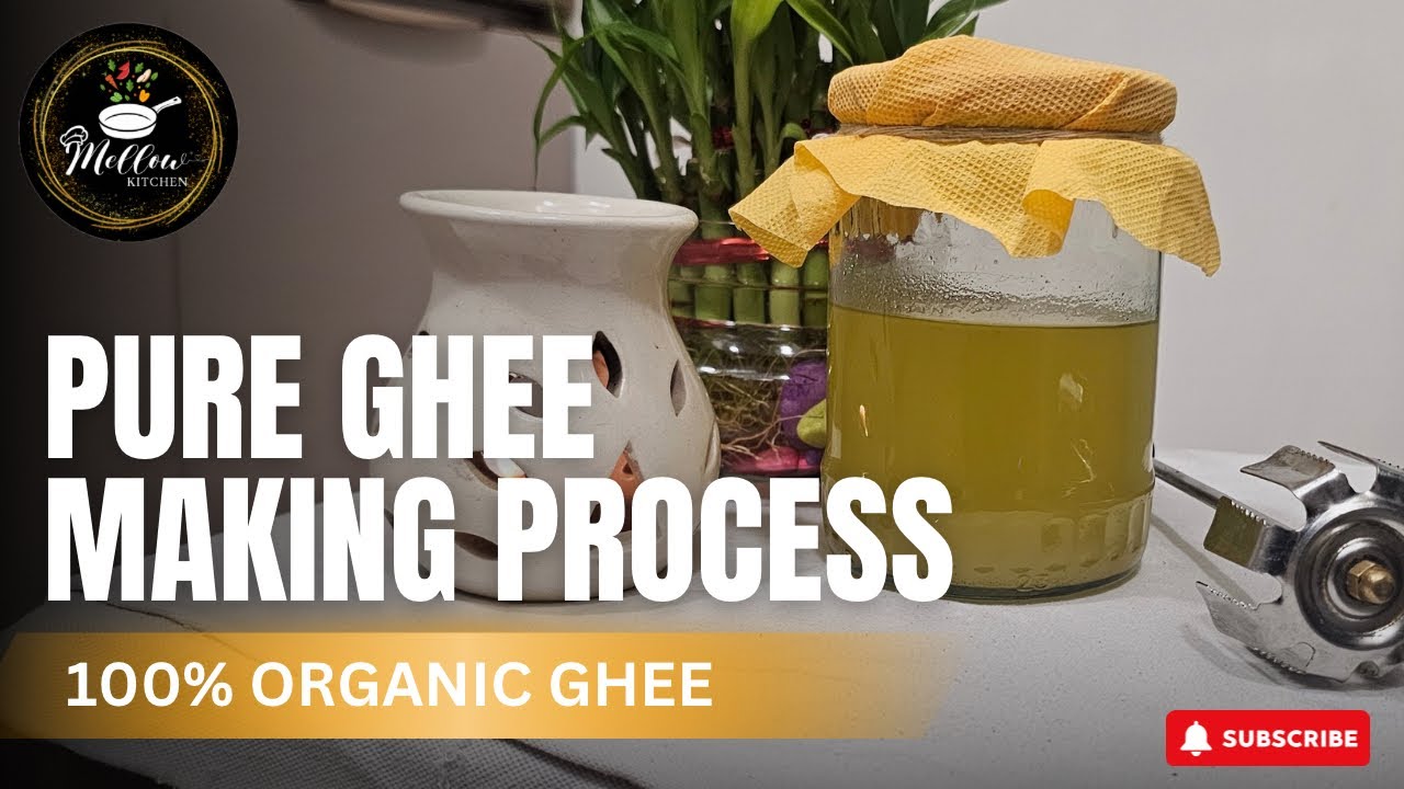 Pure Ghee Making Process | Homemade Ghee Extracting Process | 100% ...